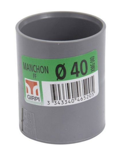 Manchon PVC D40